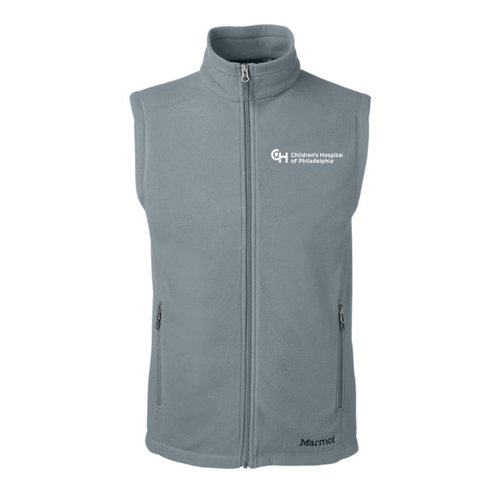 Marmot Fleece Vest With White Logo – CHOP Merchandise